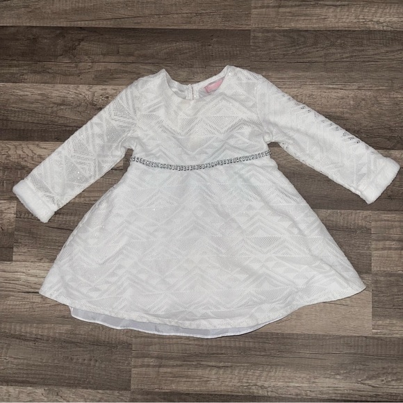Youngland | Dresses | 3 For 2baby Girl White With Silver Sparkle Dress ...